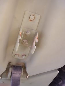 Photo: Exterior Hood Latch Detail – HMMWV Systems