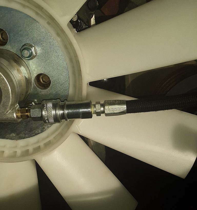 Install Fan Clutch Pressure Line & Quick Disconnect – HMMWV Systems