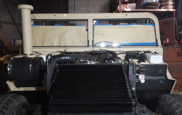 Installation of Cooling Stack – HMMWV Systems